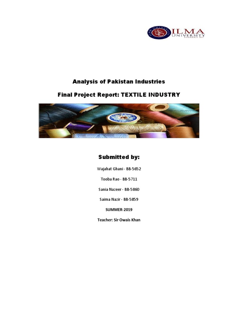 Textile Report | PDF | Cotton | Textile Industry