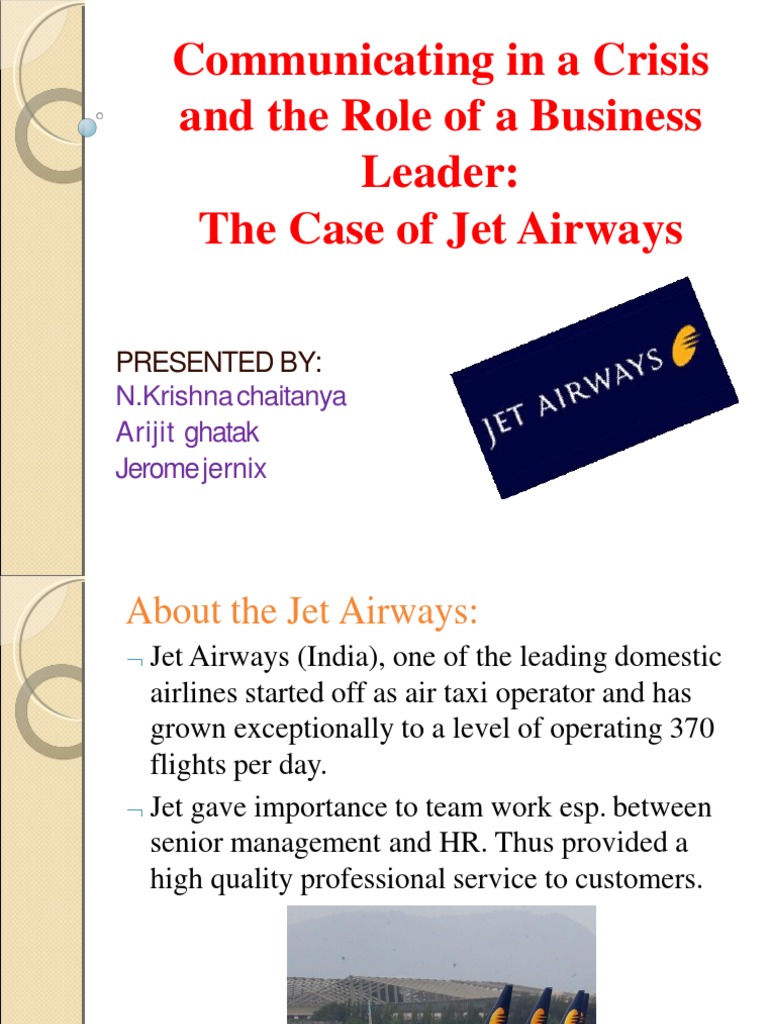 Communicating in A Crisis and The Role of A Business Leader: The Case ...