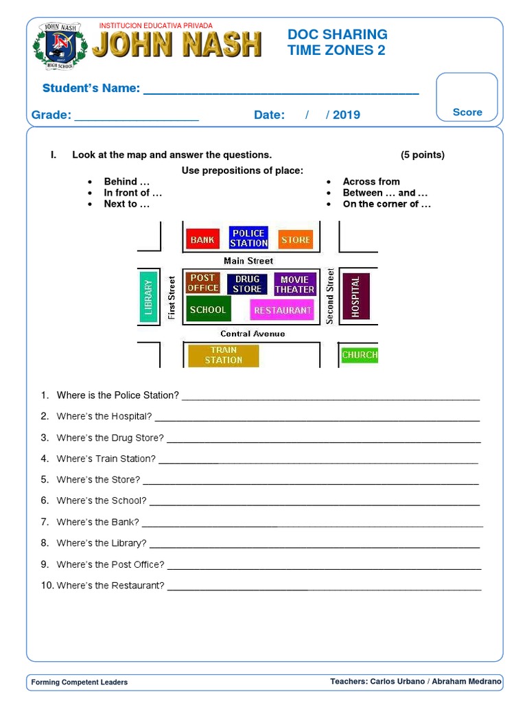 2º Time Zones 2 | PDF | Grammar | Syntax