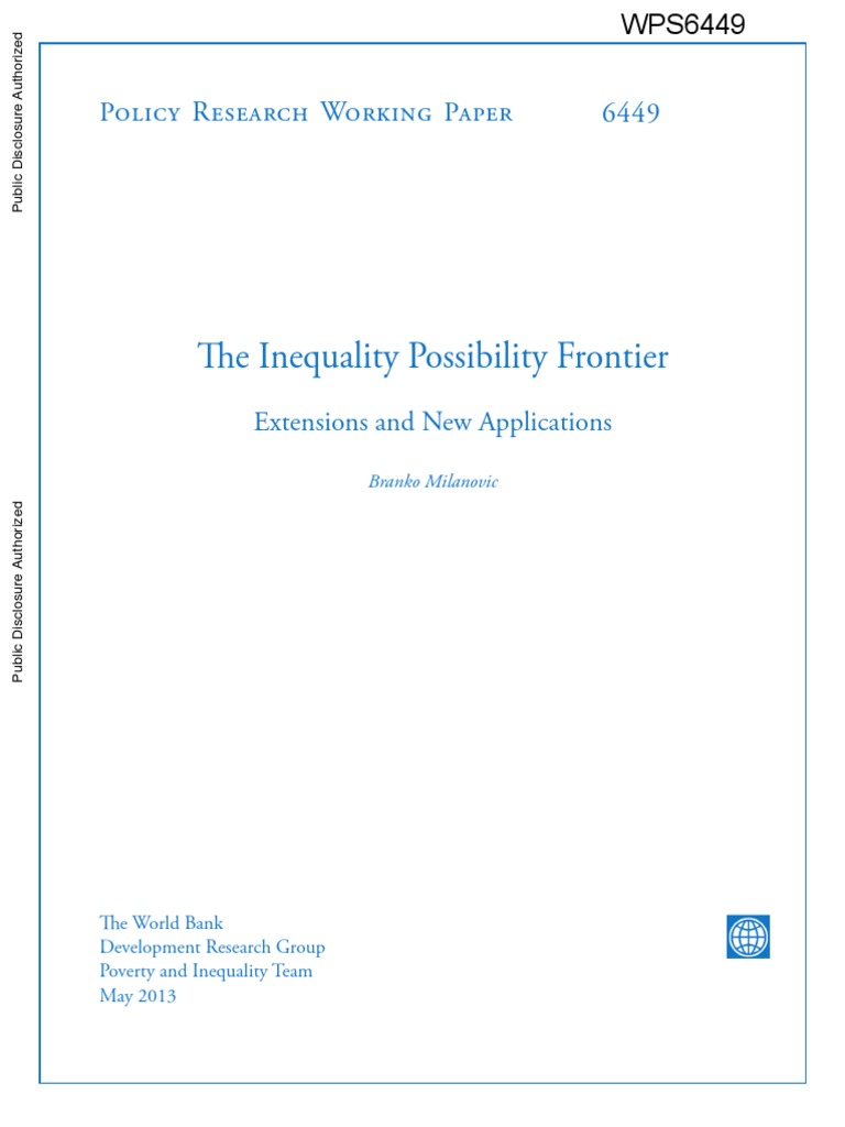 Inequality Possibility Frontier Insights | PDF | Gini Coefficient ...