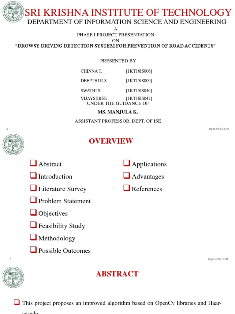 Phase 1 PPT Done | PDF | Traffic Collision | Machine Learning
