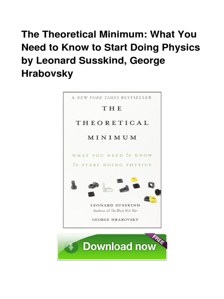 Theoretical Minimum for Physics Beginners | PDF | Career & Growth ...