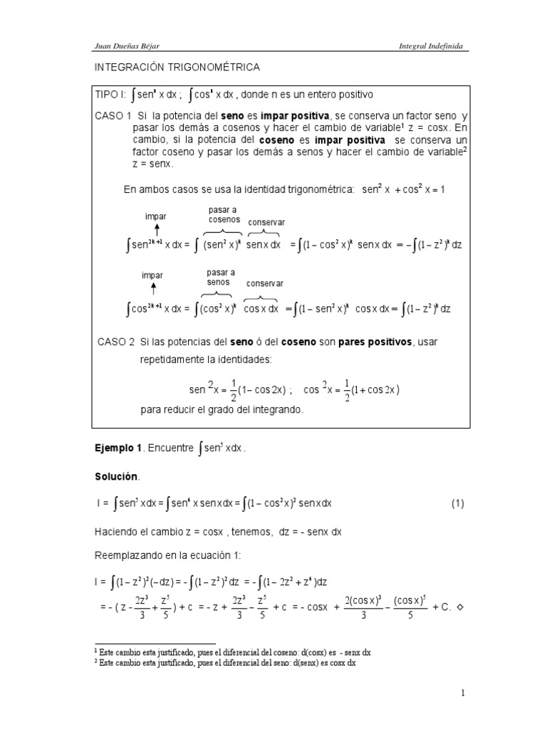 INTEGRAL | PDF | Integral | Seno