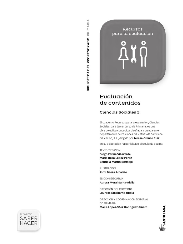 Examenes Evaluaciones de Ciencias Sociales 6 Primaria Santillana en PDF ... Examenes Evaluaciones de Ciencias Sociales 6 Primaria Santillana en PDF ...
