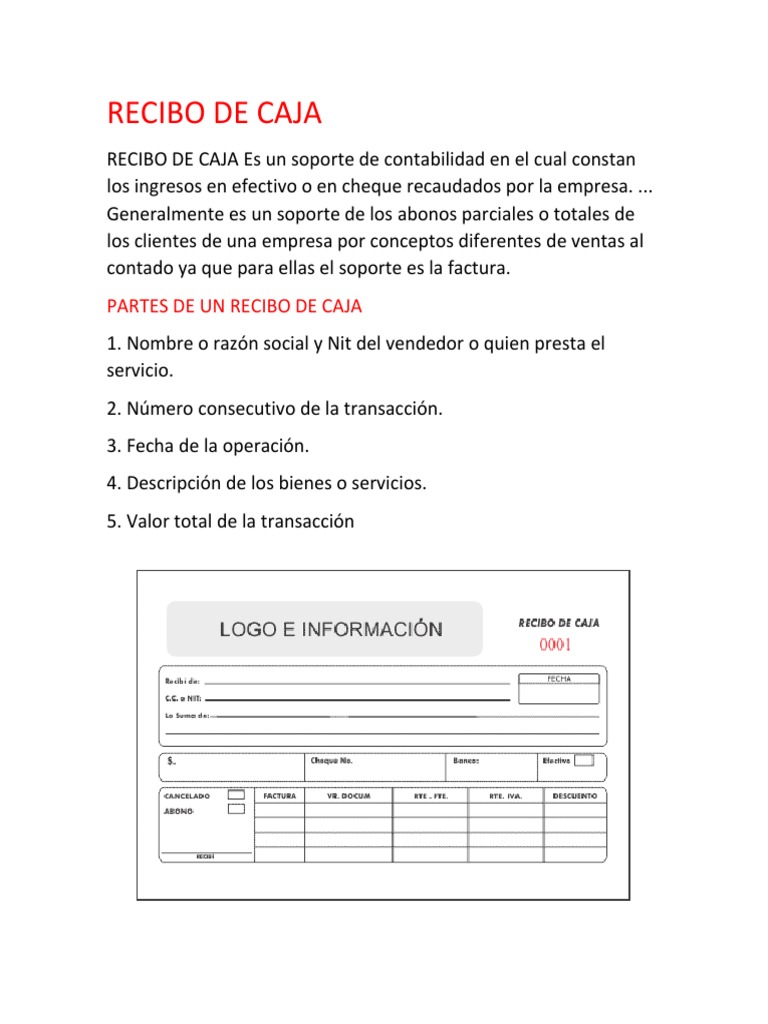 Cartilla de Los Documentos Contables | PDF | Factura | Contabilidad
