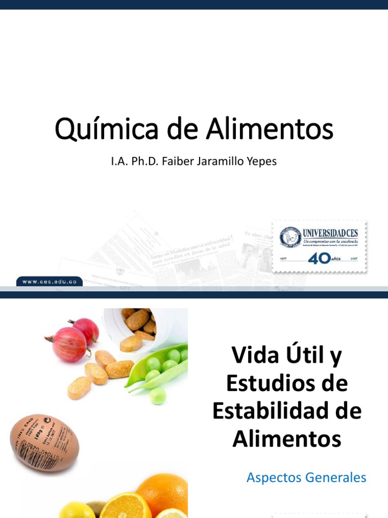 Estabilidad y Vida Útil de Alimentos | PDF | Alimentos | Carne