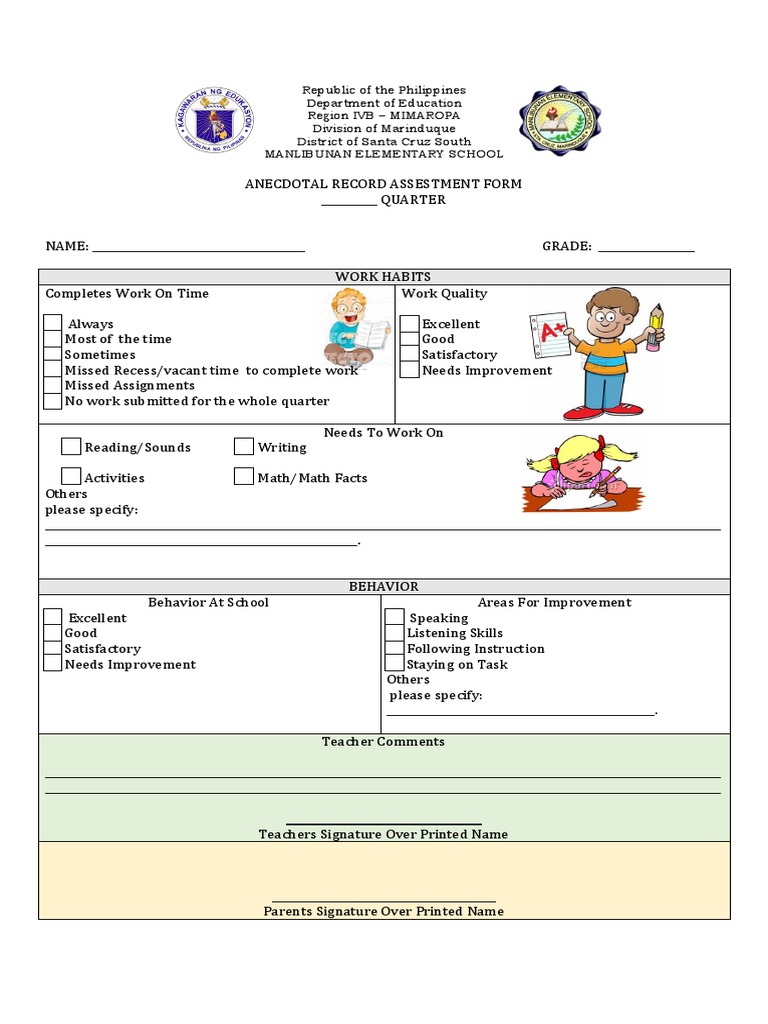 Anecdotal Record Final | PDF | Applied Psychology | Teaching