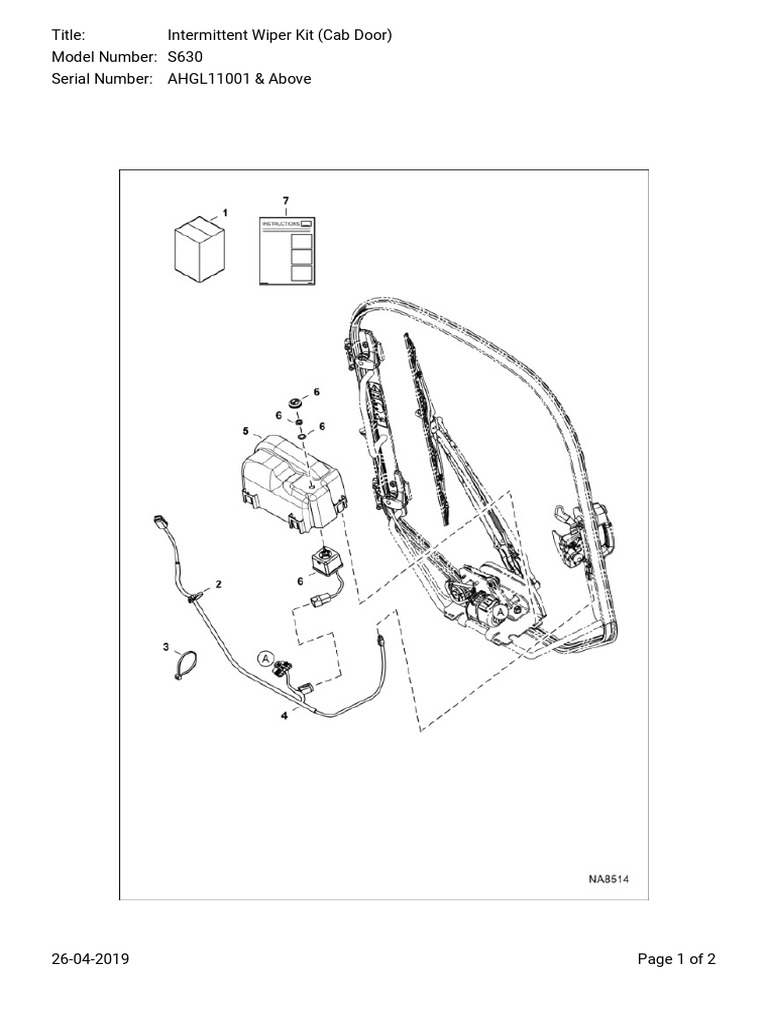 Intermittent Wiper Kit Installation Guide | PDF | Technology & Engineering