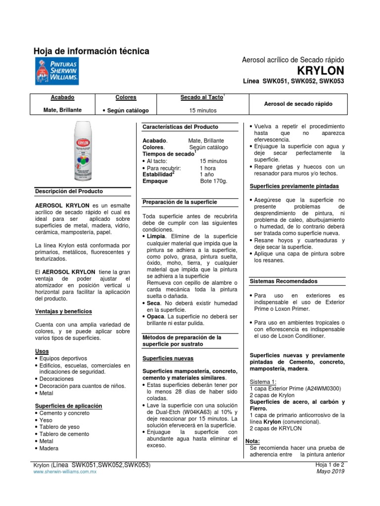 Krylon | PDF | Pintar | Hormigón