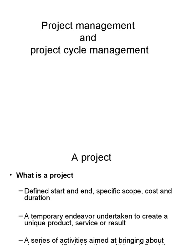 Project Management & PCM Guide | PDF | Project Management | Economies