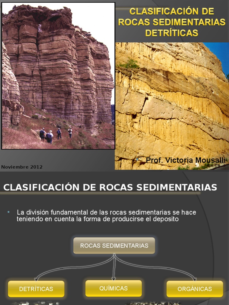 Tema 3. Clasificacion de Rocas Sedimentarias | PDF | Roca clástica | Rocas