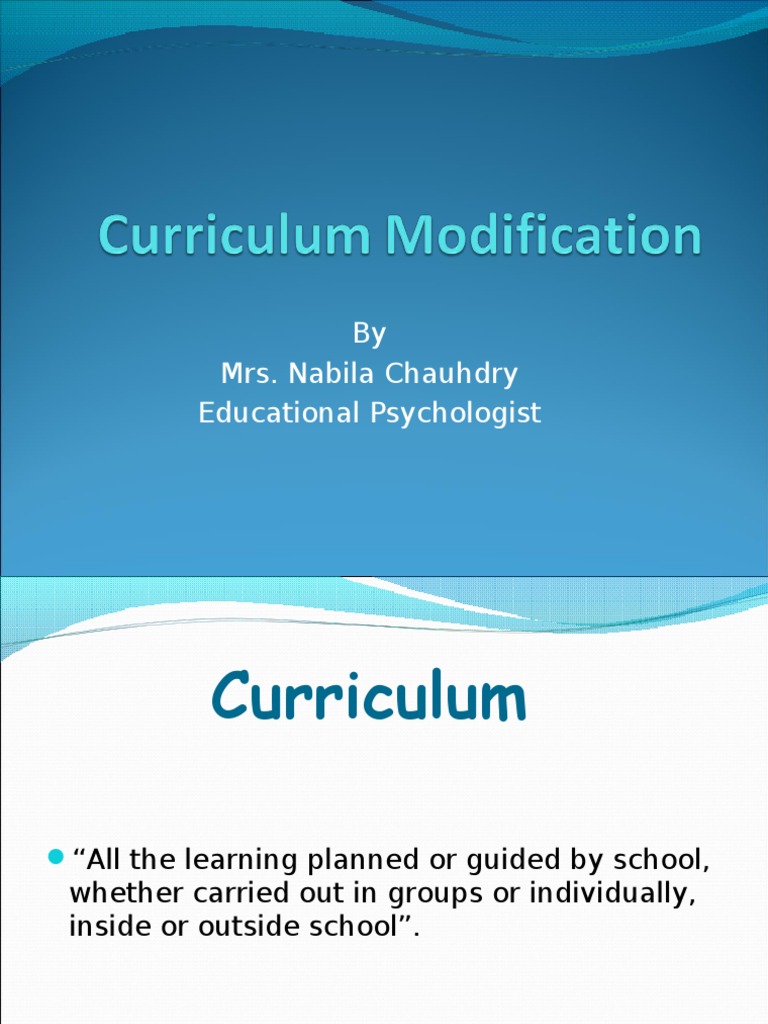 Curriculum+Modification+Simplified | Learning | Teachers