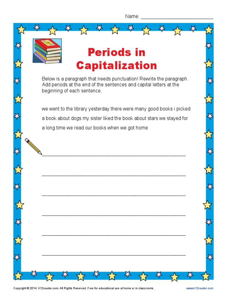 Periods and Capitalization | PDF | Freedom Of Expression Law ...