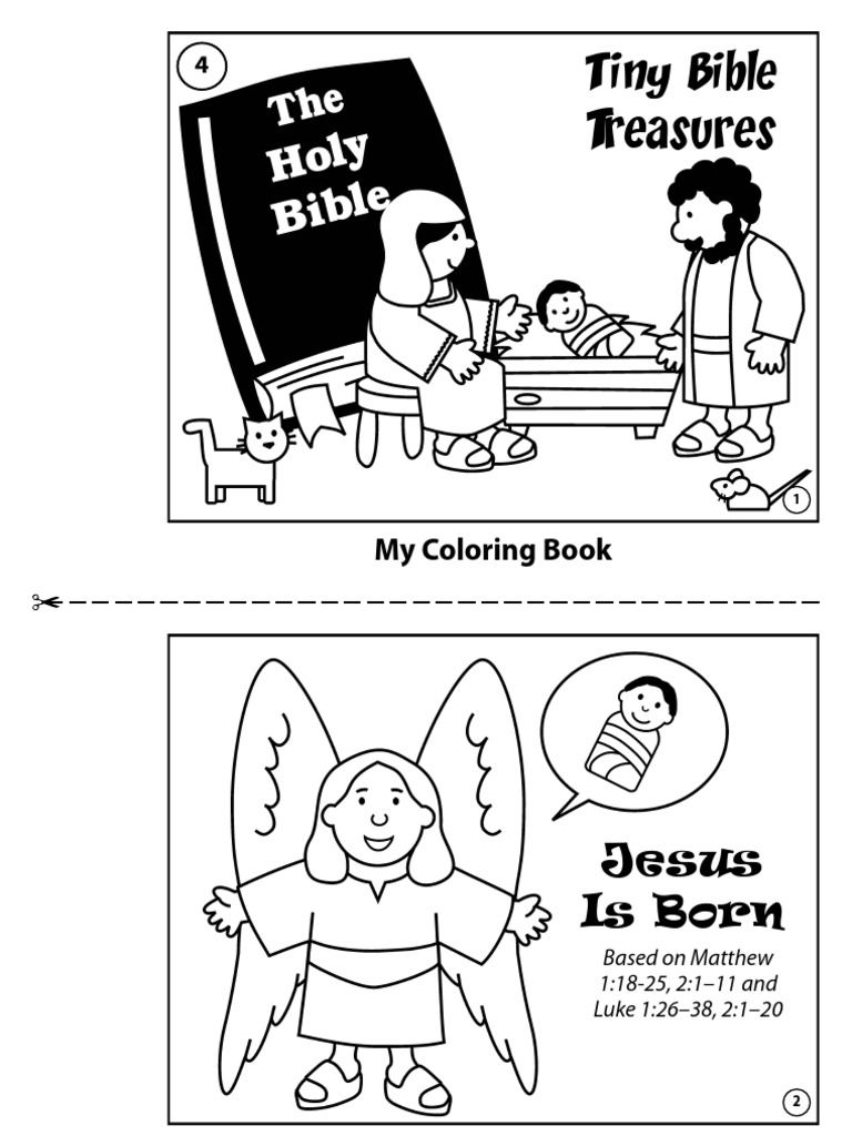 Coloring Book: Jesus Is Born | PDF | Saint Joseph | Biblical Magi