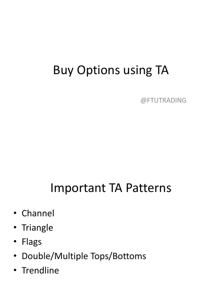 Buy Options Using Technical Analysis Pdf Law 1930