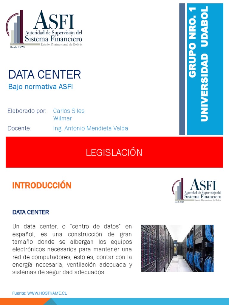 Asfi | PDF | Centro de datos | Bancos