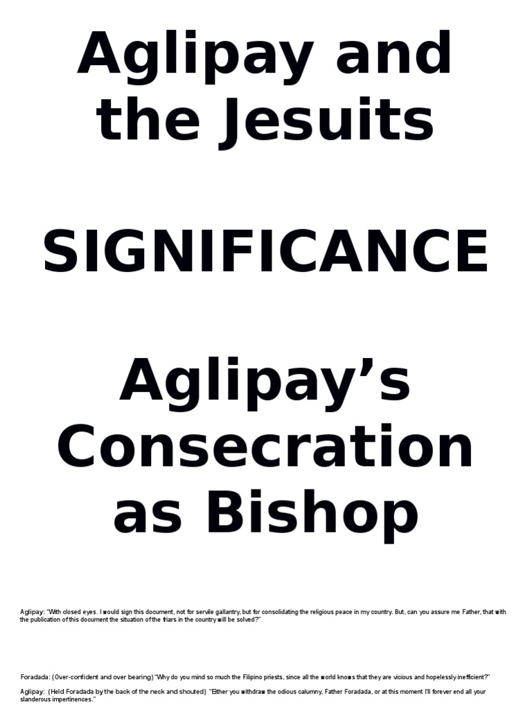 Aglipay and The Jesuits | Download Free PDF | Religious Organizations ...