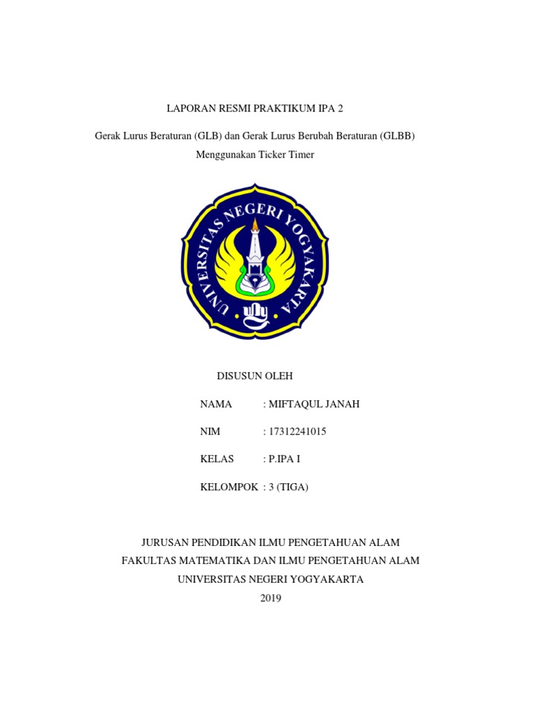 Gerak Lurus Beraturan (GLB) Dan Gerak Lurus Berubah Beraturan (GLBB ...