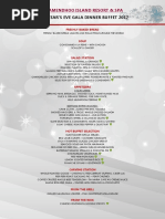 Gala Dinner Menu | PDF