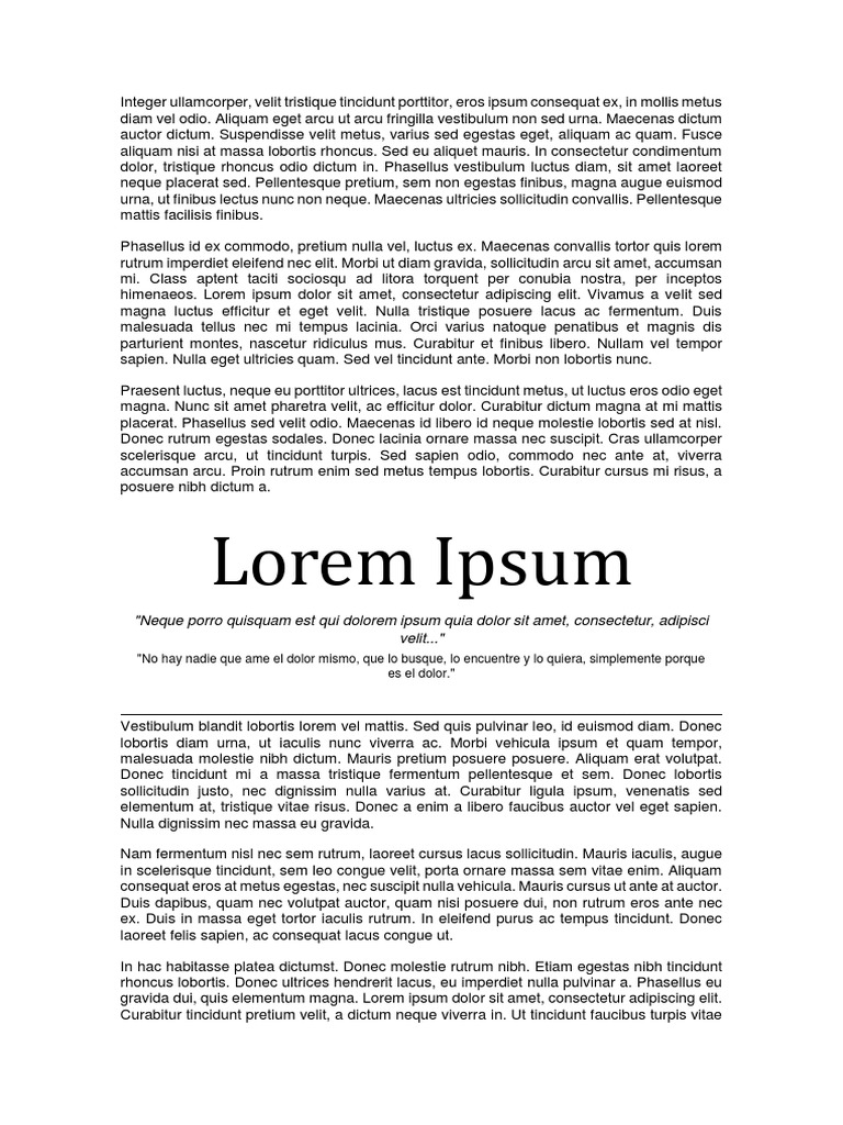Lorem Ipsum: "Neque Porro Quisquam Est Qui Dolorem Ipsum Quia Dolor Sit Amet, Consectetur ...