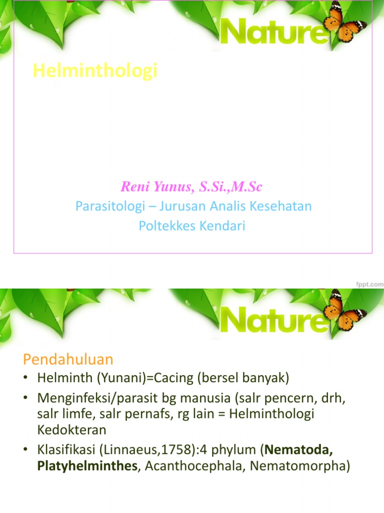 Parasitologi | PDF | Parasitology | Medical Specialties