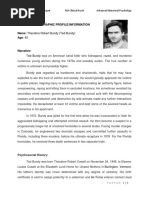 Case Study of Ted Bundy | PDF | Forensic Science | Offender Profiling