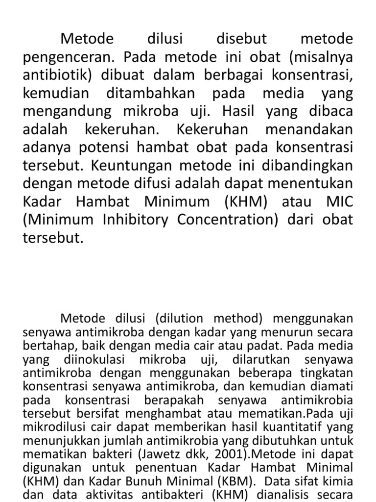 Macrobroth + Agar Dilusi | PDF | Pengembangan Diri | Kesehatan Holistik