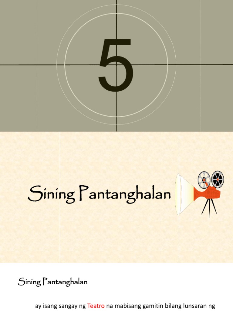 Sining Pantanghalan | PDF