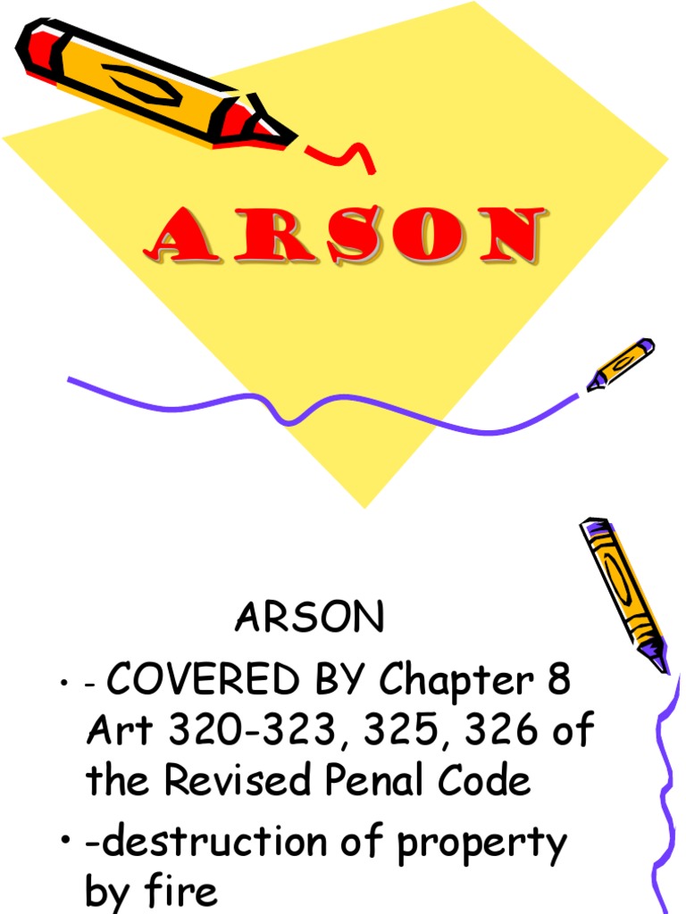 ARSON | PDF | Arson | Crime & Violence