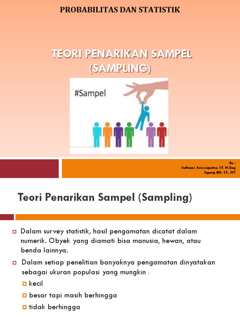 Teori Penarikan Sampel (Sampling) | PDF