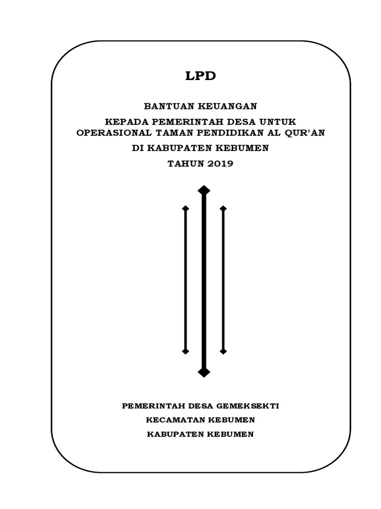 SPJ TPQ 2019 | PDF | Pengelolaan Keuangan & Uang | Sains & Matematika