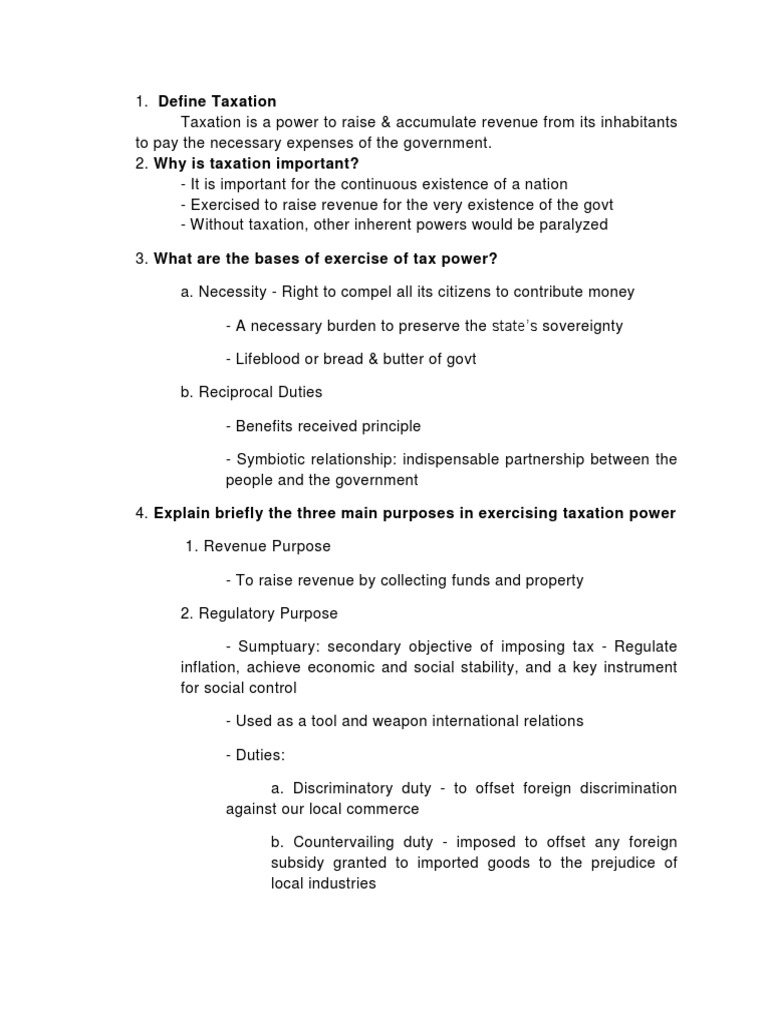 Define Taxation | PDF | Eminent Domain | Taxes