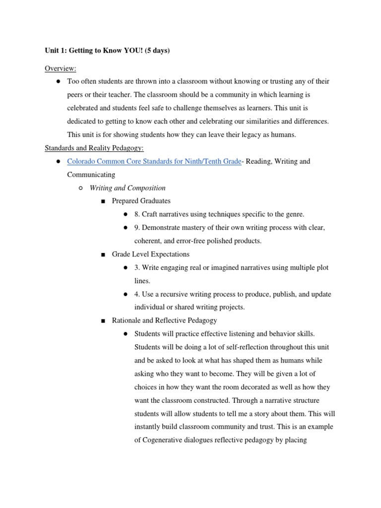 Building Classroom Community | PDF | Pedagogy | Narrative