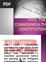 Overview of the 1935 Philippine Constitution | PDF | Judiciaries ...