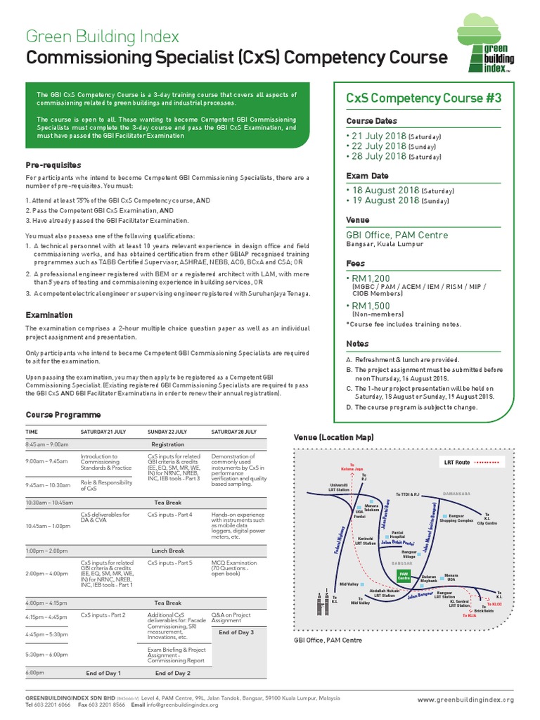 GBI CXS Course 3 Flyer | PDF | Engineering | Business
