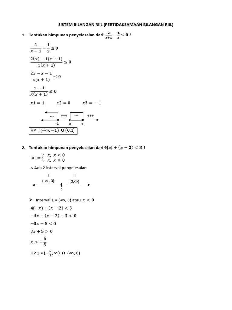 Lat Soal UTS Kalkulus 1 | PDF