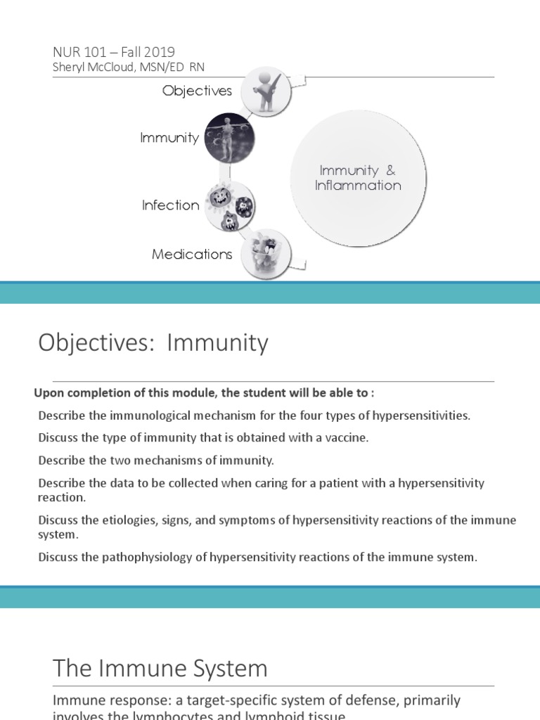 Immunity and Inflammation Overview | PDF | Immune System | Allergy