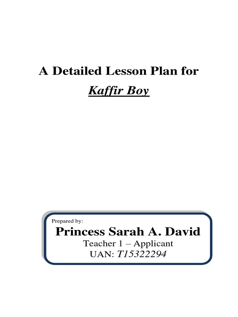 DEMO Lesson Plan | PDF | Lesson Plan | Teachers