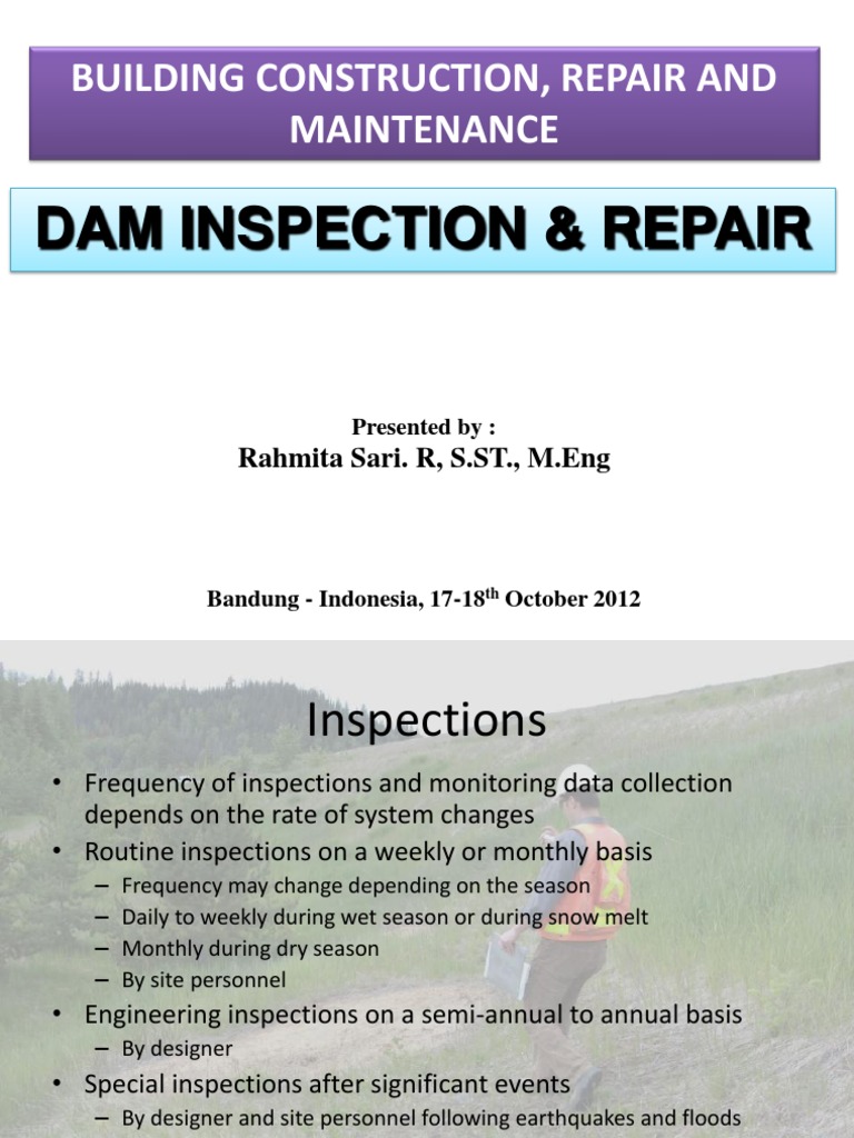 Dam Inspection Robot Overview | PDF | Dam | Erosion