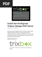 Panduan Install Trixbox VoIP Server | PDF