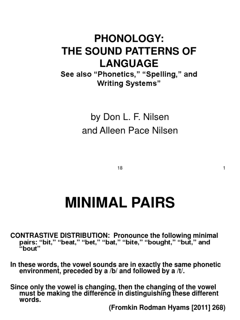Phonology: Sound Patterns Explained | PDF | Vowel | English Language