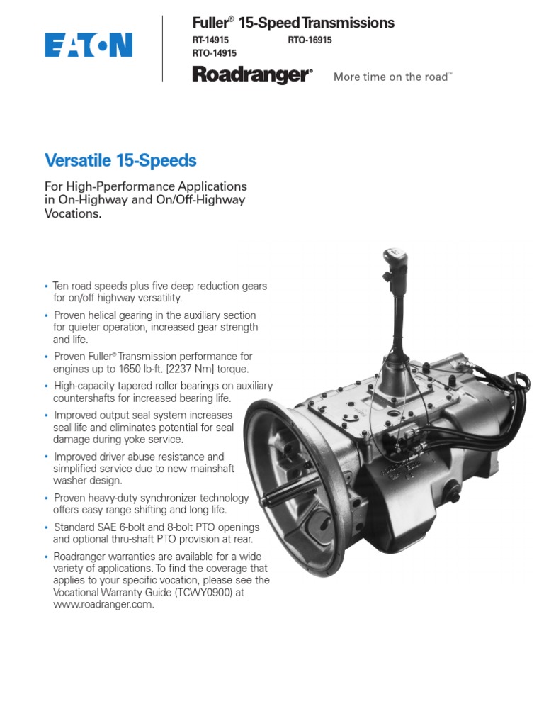 Manual Meritor | PDF | Transmission (Mechanics) | Automotive Industry