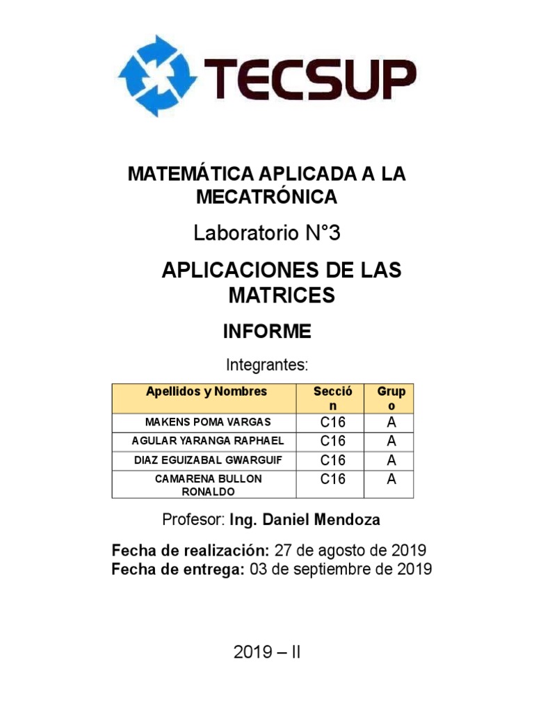 Informe N°3 | PDF | Ciencias de la Computación | Matlab