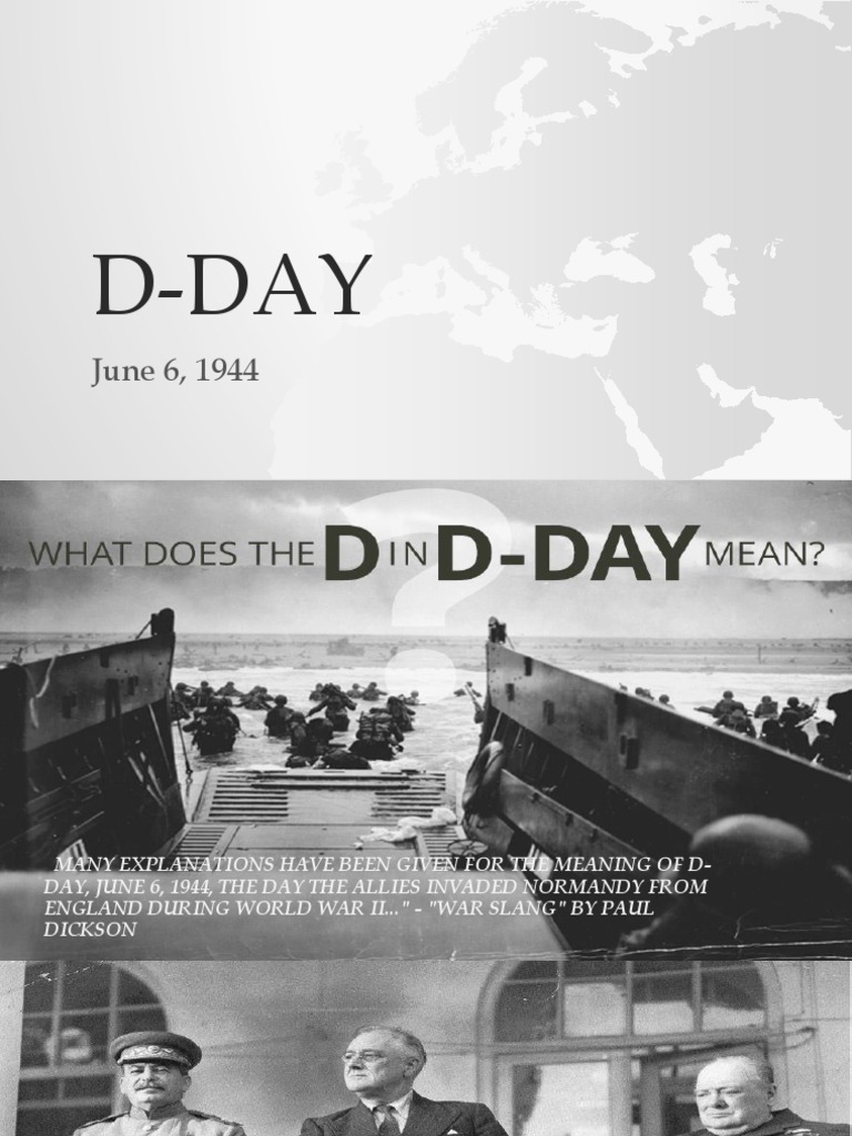 D Day | PDF