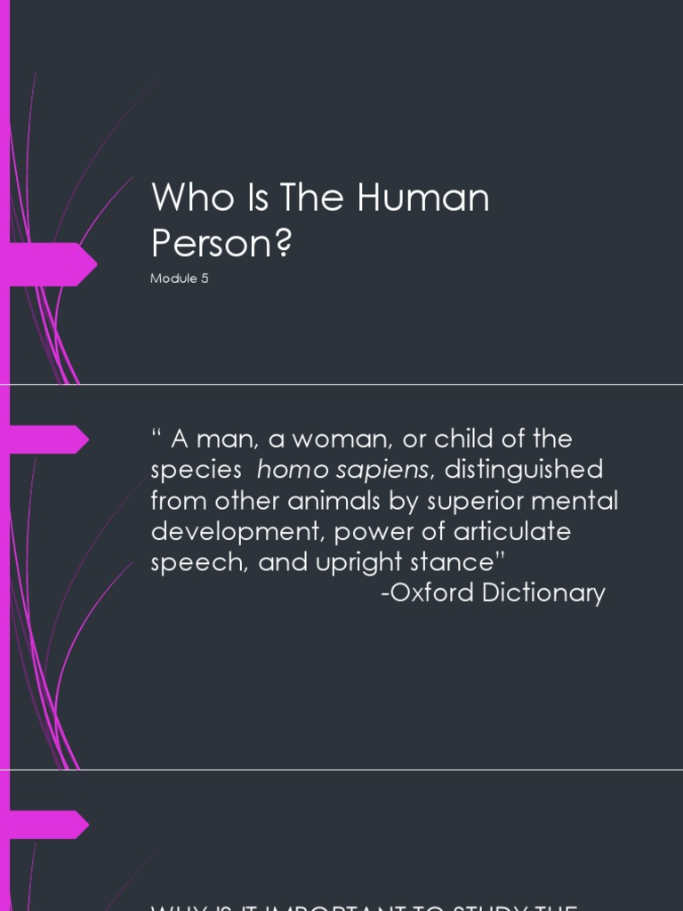 Who Is The Human Person | PDF | Consciousness | Soul