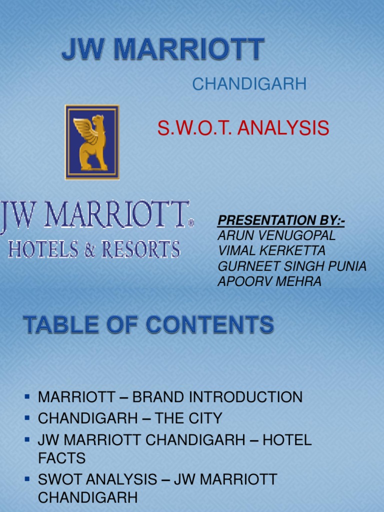 JW Marriott | PDF | Marriott International | Hotel