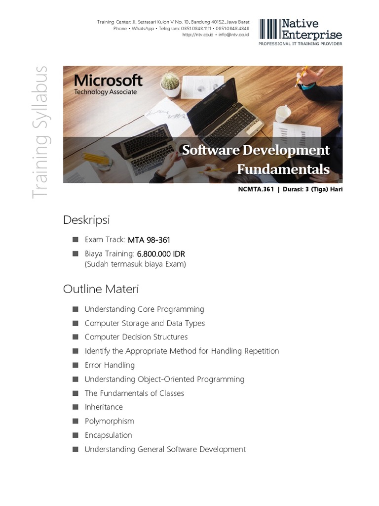 MTA 98 361 Software Development Fundamentals PDF | PDF | Databases | Application Software