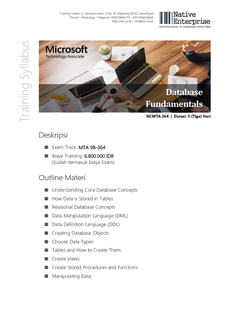 Database Fundamentals: Deskripsi | PDF | Business | Computers