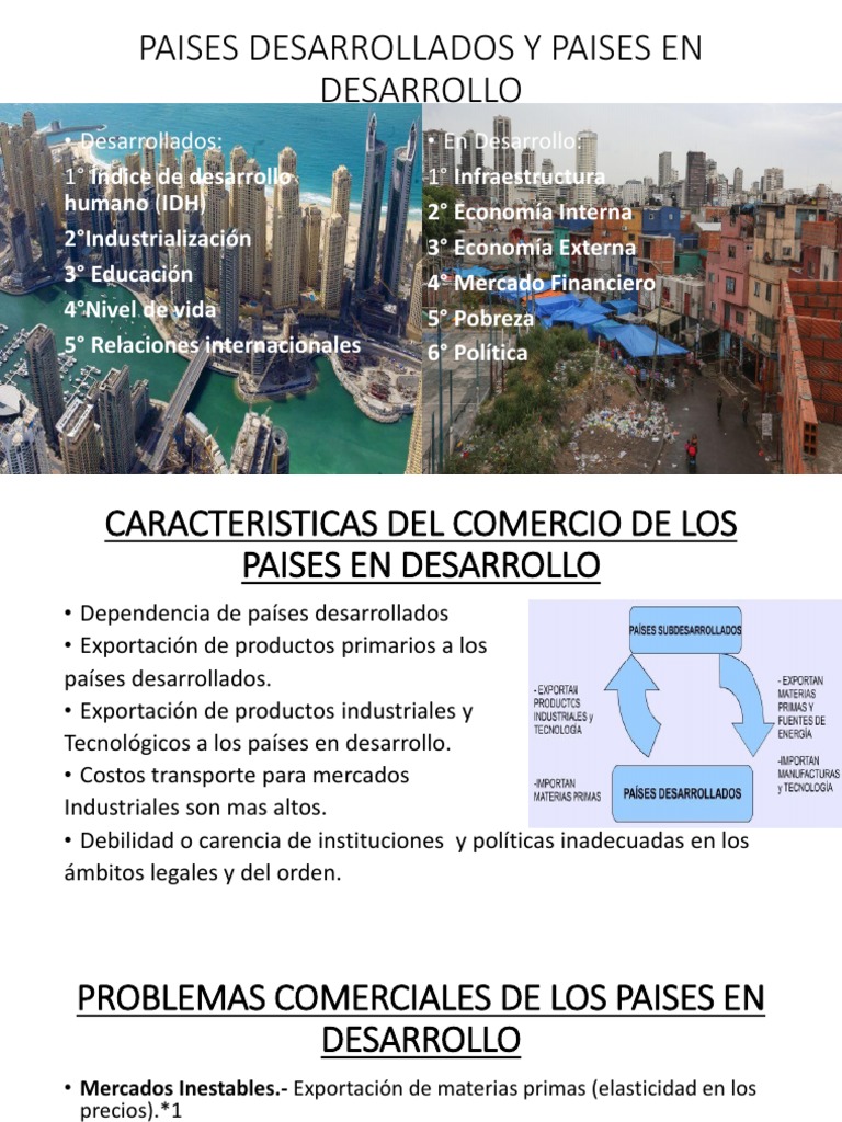Paises Desarrollados | PDF | País en desarrollo | OPEP
