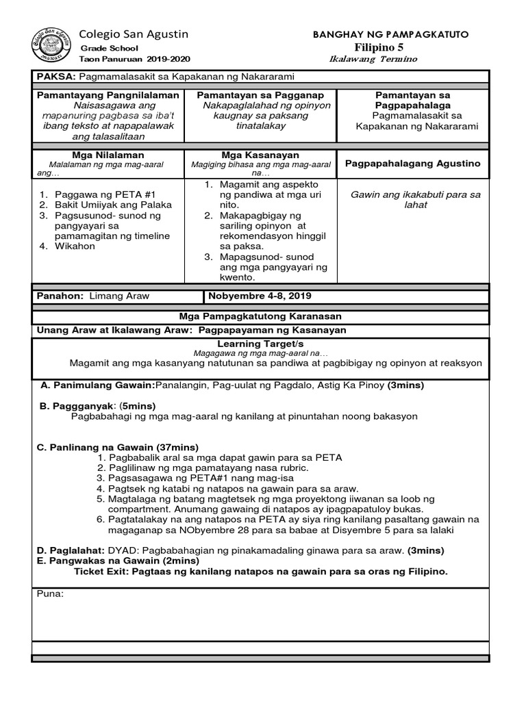 PETA, Bakit Umiiyak Ang Palaka, Sanhiat Bunga, Wikahon | PDF